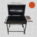 Asador de Tambo Completo con Tapa y Repisa – Concepto Menaje